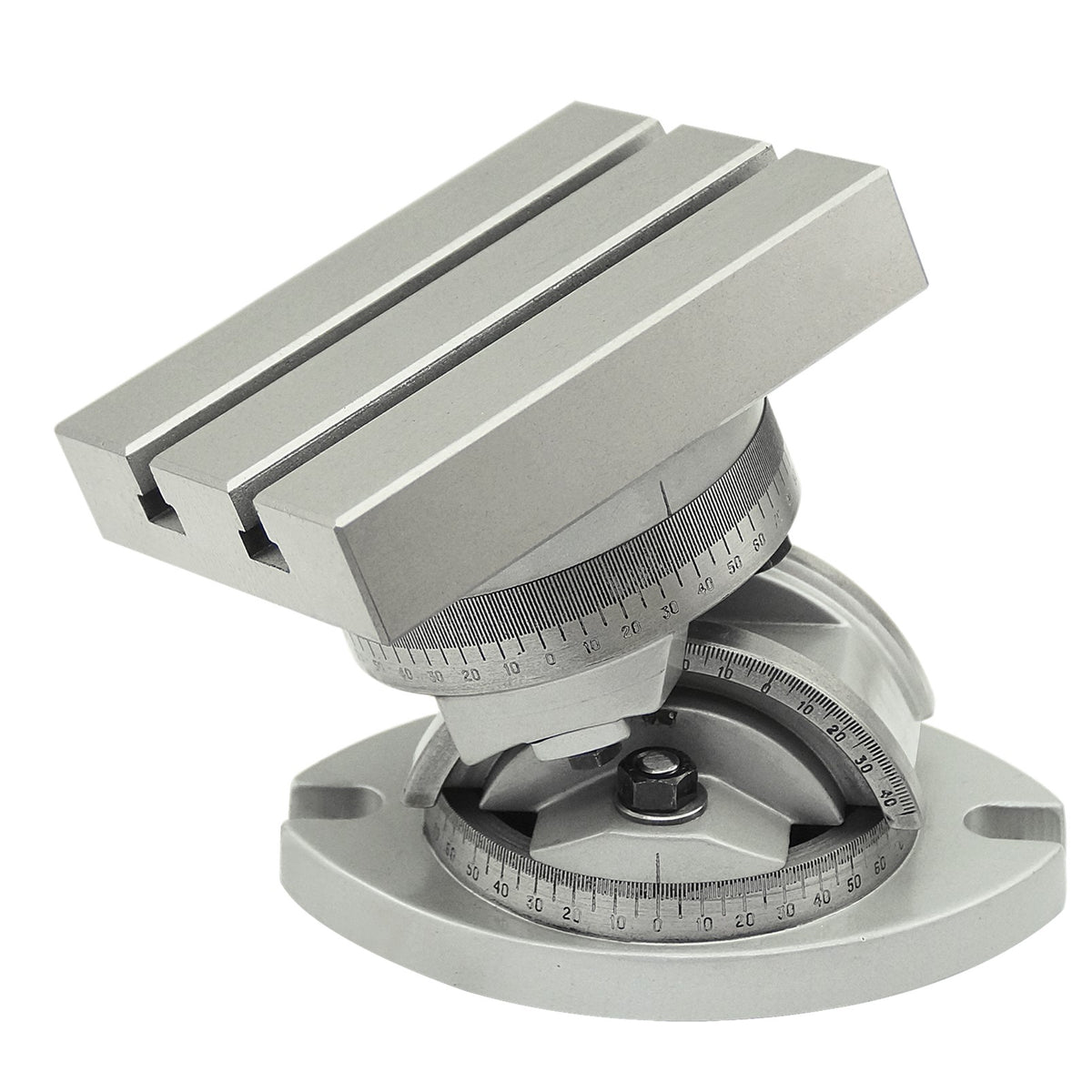 Tilting Radial & Swivel Vice 50mm w. Tee Slotted Table – Ausee Machines ...